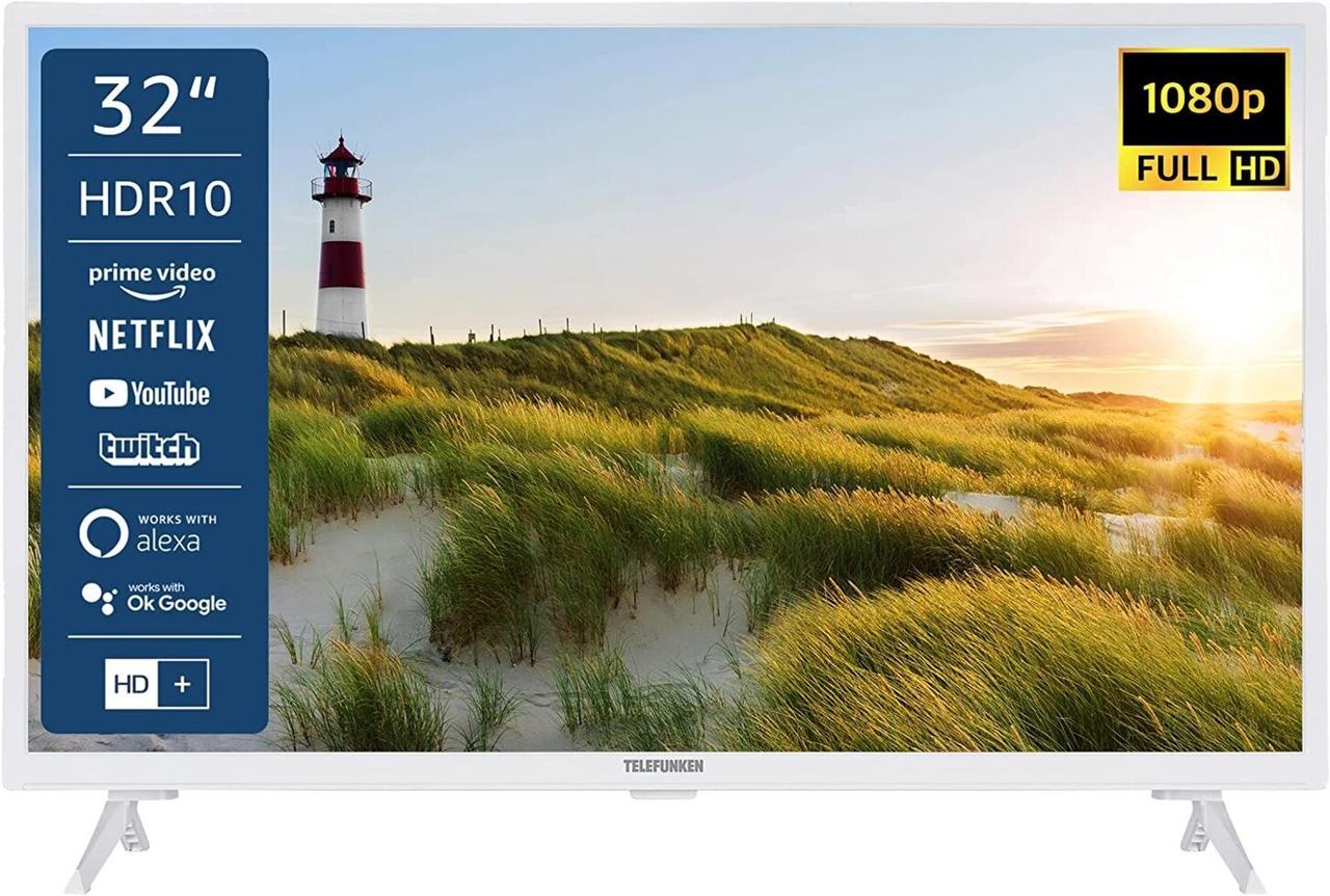 Купить Телевизор 32 дюйма Telefunken XF32K550-W ( Full HD Smart TV HDR ...