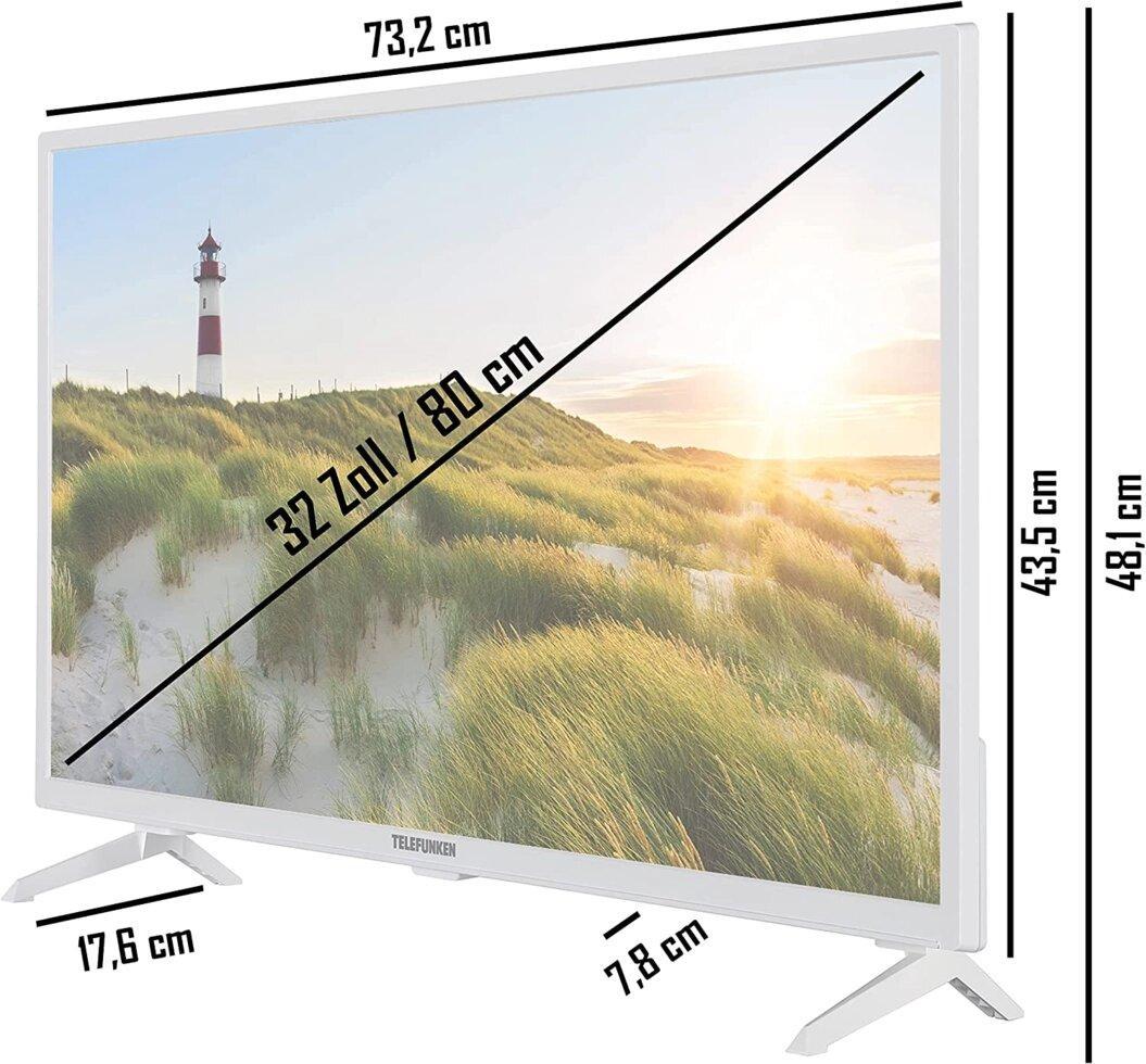 Купить Телевизор 32 дюйма Telefunken XF32K550-W ( Full HD Smart TV HDR ...