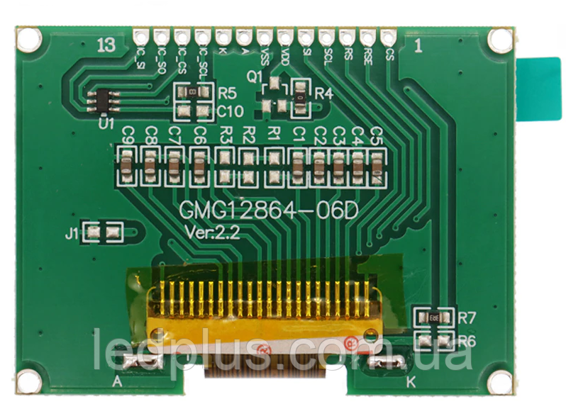 Купити Індикатор ЖКІ Lcd Gmg12864 06d V2 2 графічний з підсвіткою Сірий ціна 204 ₴ Prom Ua