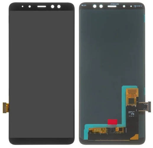Дисплей Samsung A730 Galaxy A8 plus модуль в сборе с тачскрином, черный ...