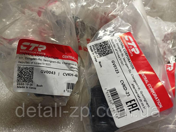 Купить Сайлентблоки задней подвески Лачетти Lacetti (кт.-12шт) CTR Корея, цена 1100 ₴ — Prom.ua ...