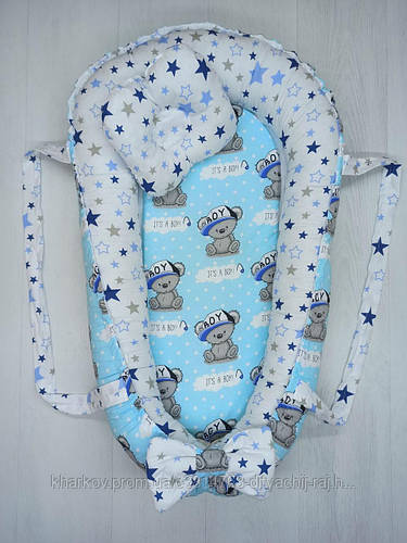 Купить Гнездо кокон для новорожденного, кокон-позиционер для ребенка Т ...