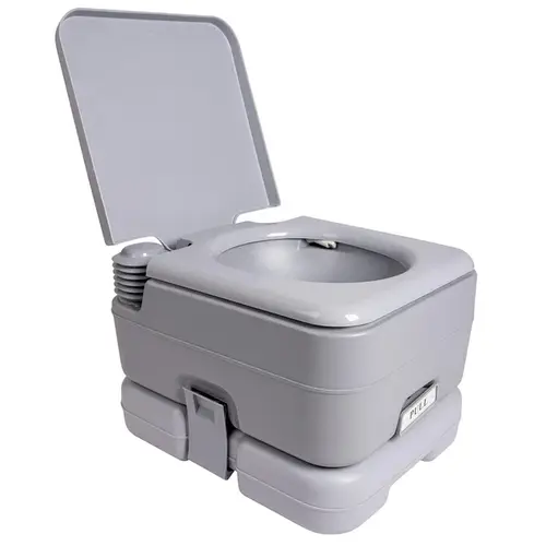 Портативний переносний біотуалет 10 л Bo-Camp Portable Toilet Flush ...