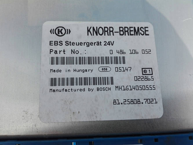 Купить Блок комфорта EBS MAN TGX TGS 81.25808.7021 300 ZŁ под заказ 2-4 ...