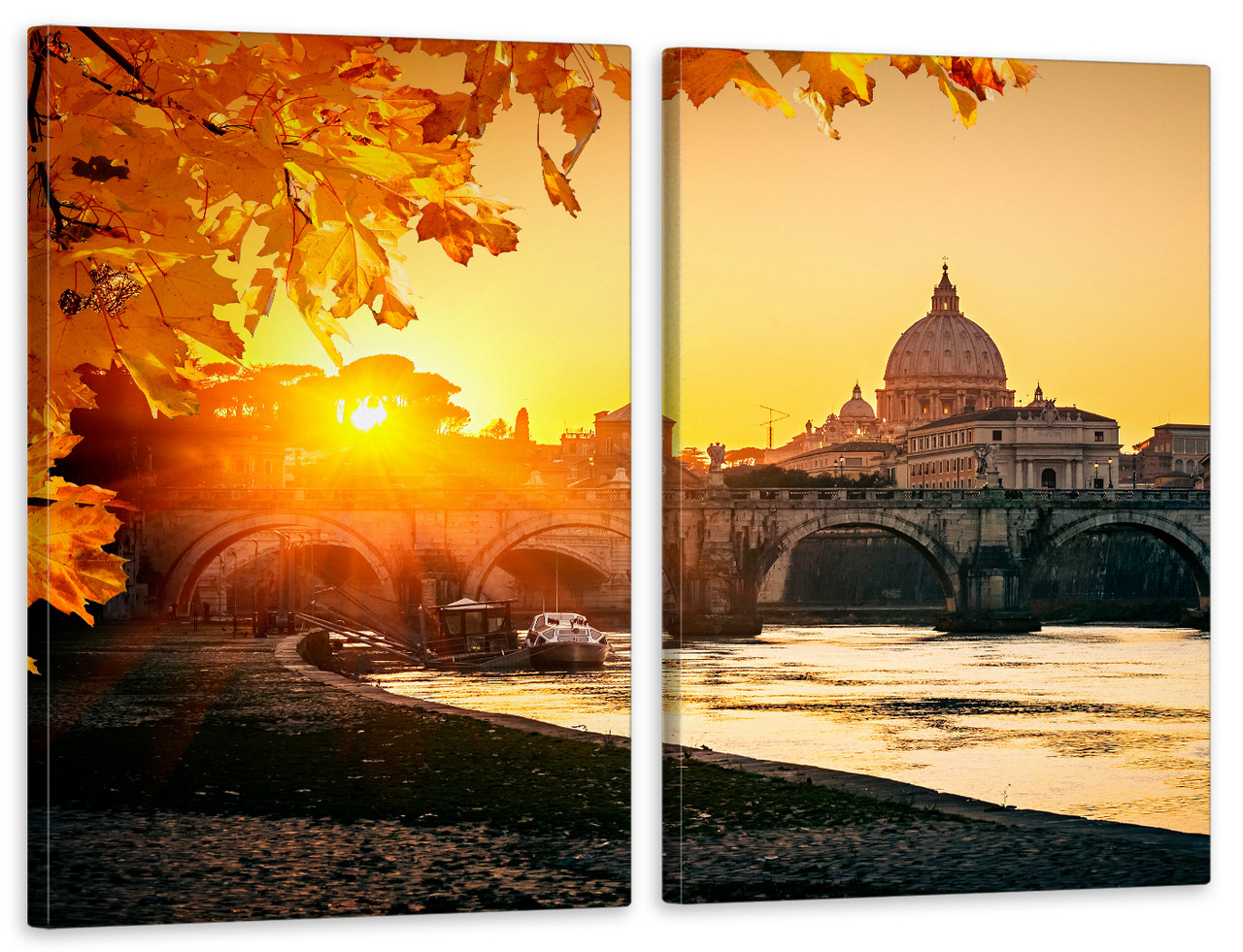 Модульная картина в гостиную / спальню Италія Рим TLV-2_034 купити недорого