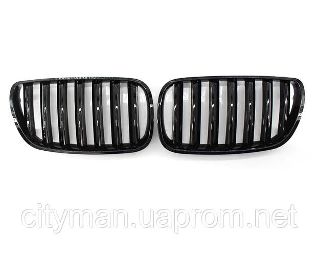 Решетка радиатора BMW (БМВ) X3 series E83 LCI (2006-2010) Глянец ...