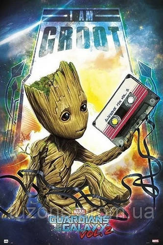 Купить Guardians Of The Galaxy Vol 2 - Groot (Poster), цена 475 ...