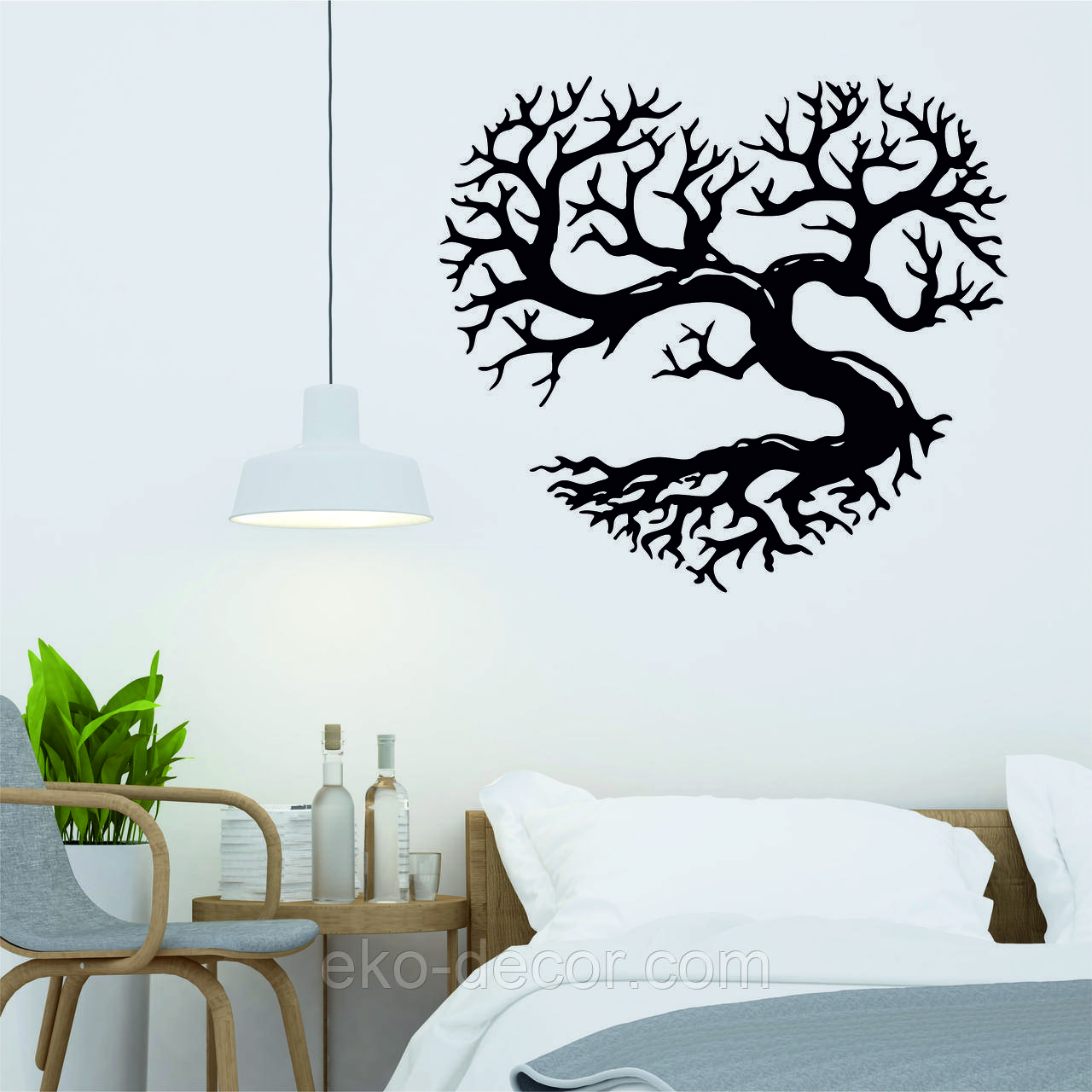 Декоративное настенное Панно «Дерево сердце Декор на стену Id 1865605468 цена 566 ₴ купить