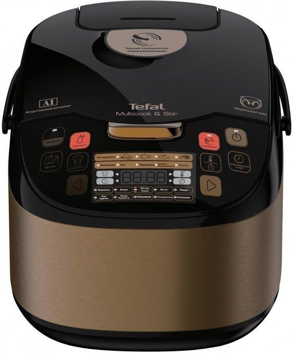 Купить Мультиварка Tefal MultiCook & Stir, 750Вт, чаша-5л, кнопочное ...