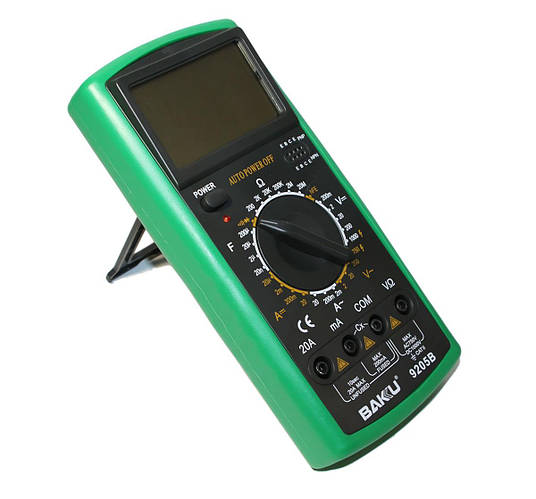 Купить Мультиметр Bakku BK-9205B, Black, цена 473 ₴ — Prom.ua (ID ...