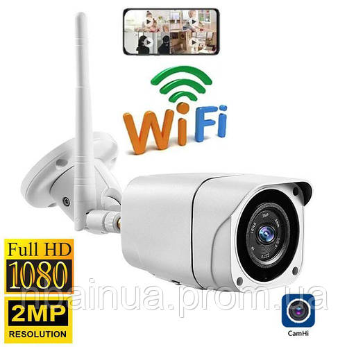 Купити Wifi камера відеоспостереження бездротова вулична 2 МП Hd 1080p
