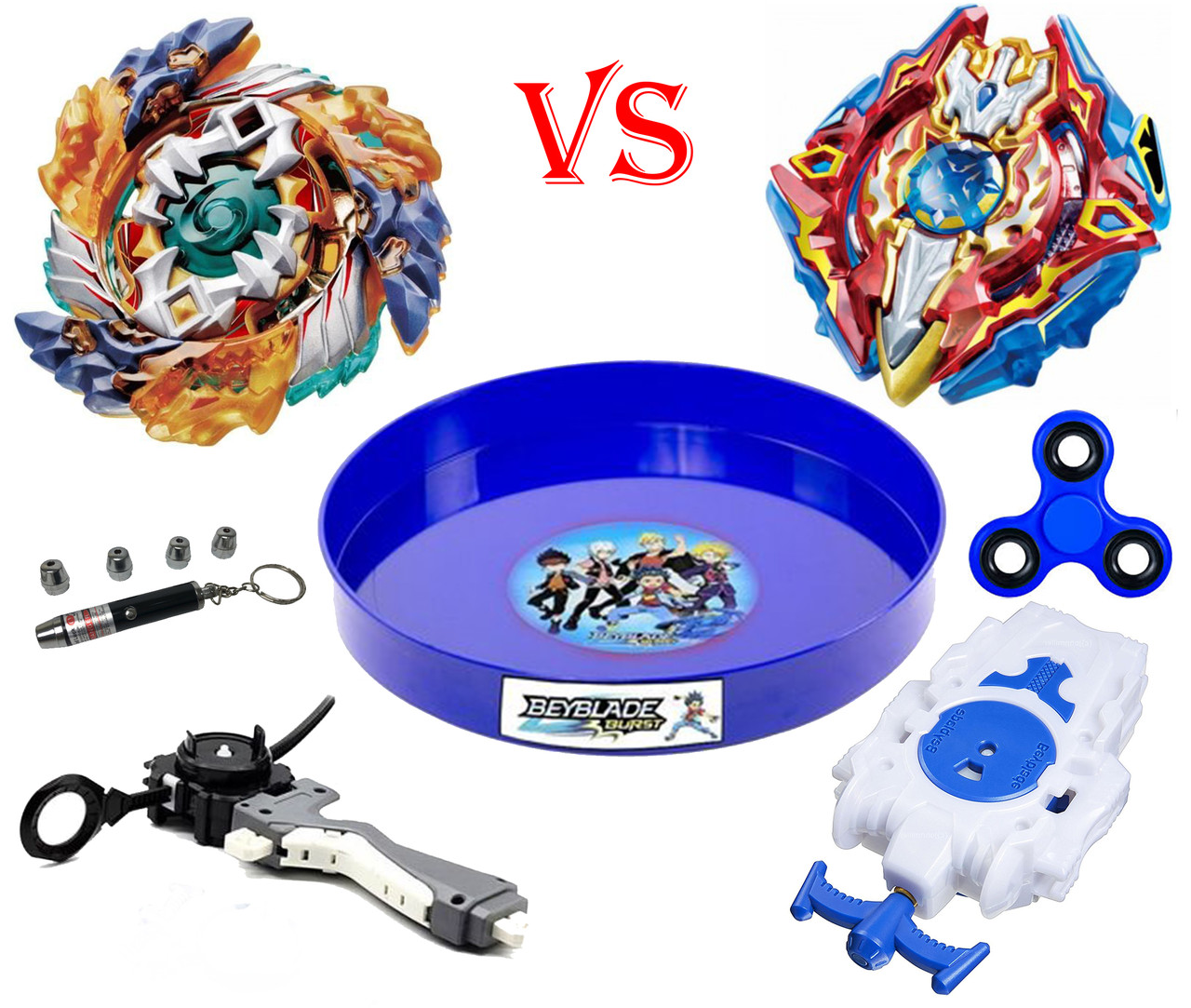 Набор Beyblade (Бейблейд) Арена + 2 Бебйлейда + 2 запускача + Лазерная ...