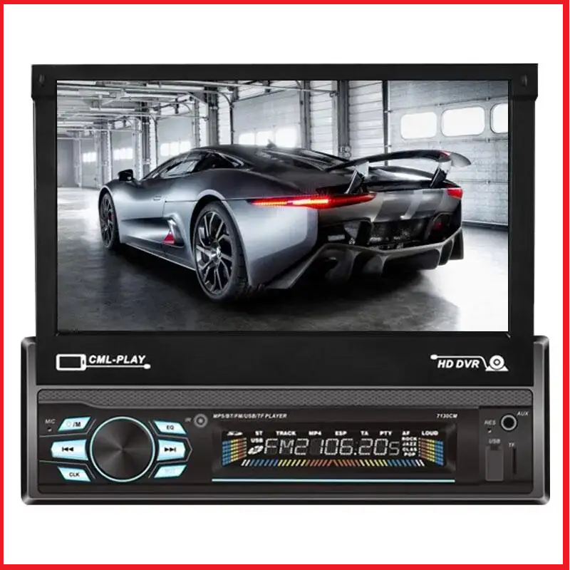 Магнитола Pioneer 7120 с выдвижным экраном +USB+ AV-In + Bluetooth (ID ...