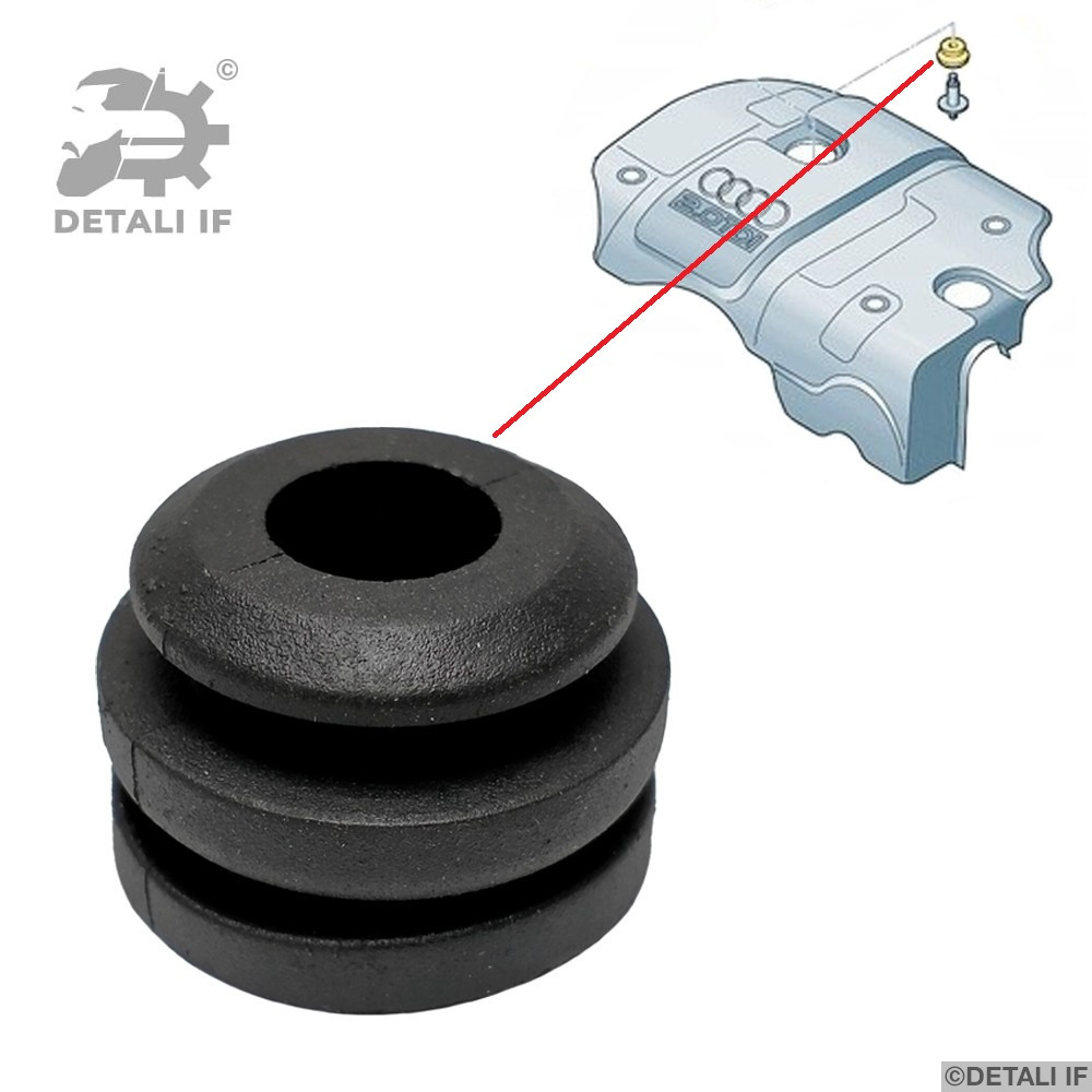 Втулка кріплення кришки двигуна Octavia 1 Skoda 038103638K 038103638A ...