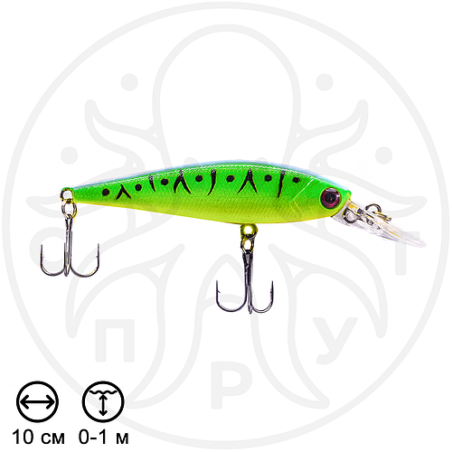 Купить Воблер Sam`s Fish 100 мм 0-1 м шумный, цена 65 ₴ — Prom.ua (ID ...