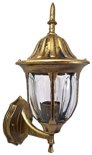 Фонарь уличный настенный 9028-w/s Золото 35х16х20 см. фонарь для улицы ...