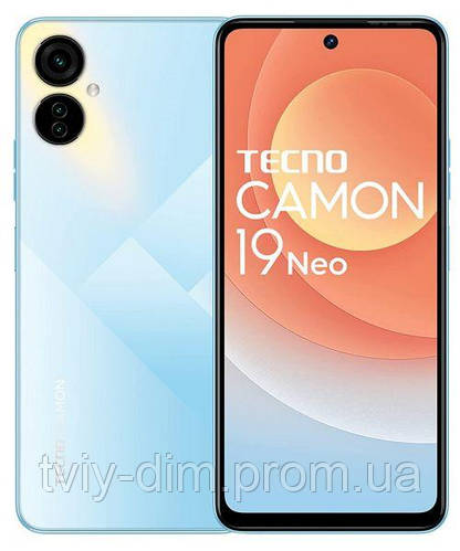 Смартфон Tecno Camon 19 Neo (CH6i) 6/128 GB Dual Sim Ice Mirror Blue ...