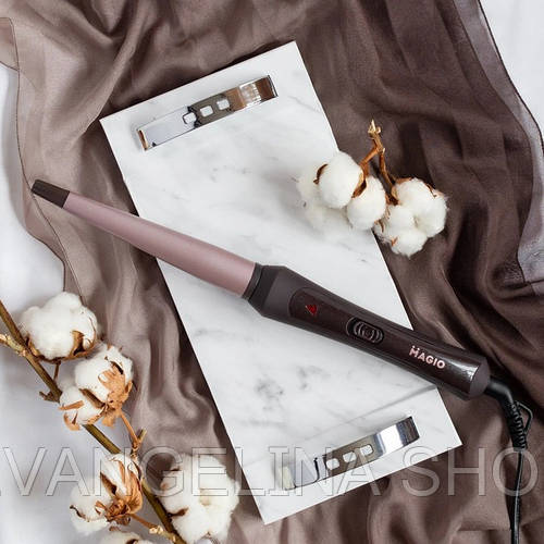 Купить Плойка конусная MAGIO MG-703, Плойка для прикорневого объема, Стайлер BS-894 для завивки ...