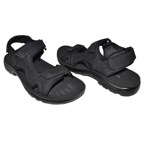 Купить Черные мужские сандали, 40,41,42,43,44,45 размер, 3 липучки ...