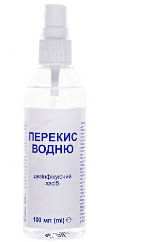 Перекис водню 3% 100 мл спрей (ID#1857203088), ціна: 32.68 ₴, купити на ...