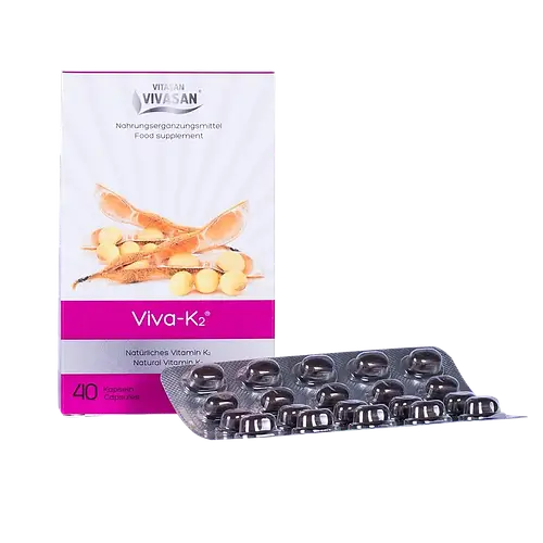 Купить Капсулы Вива К2, Д3 Vivasan Viva K2 D3 40 шт, цена 1491.50 ₴ — Prom.ua (ID#1867170081)