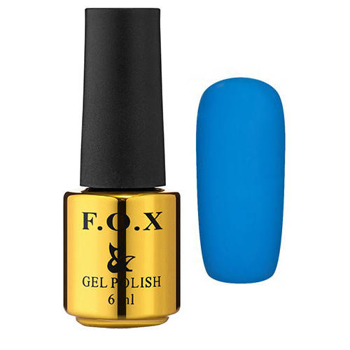 Гель-лак F.O.X Gel Polish Gold Pigment 126 пыльный синий 6 мл (ID ...