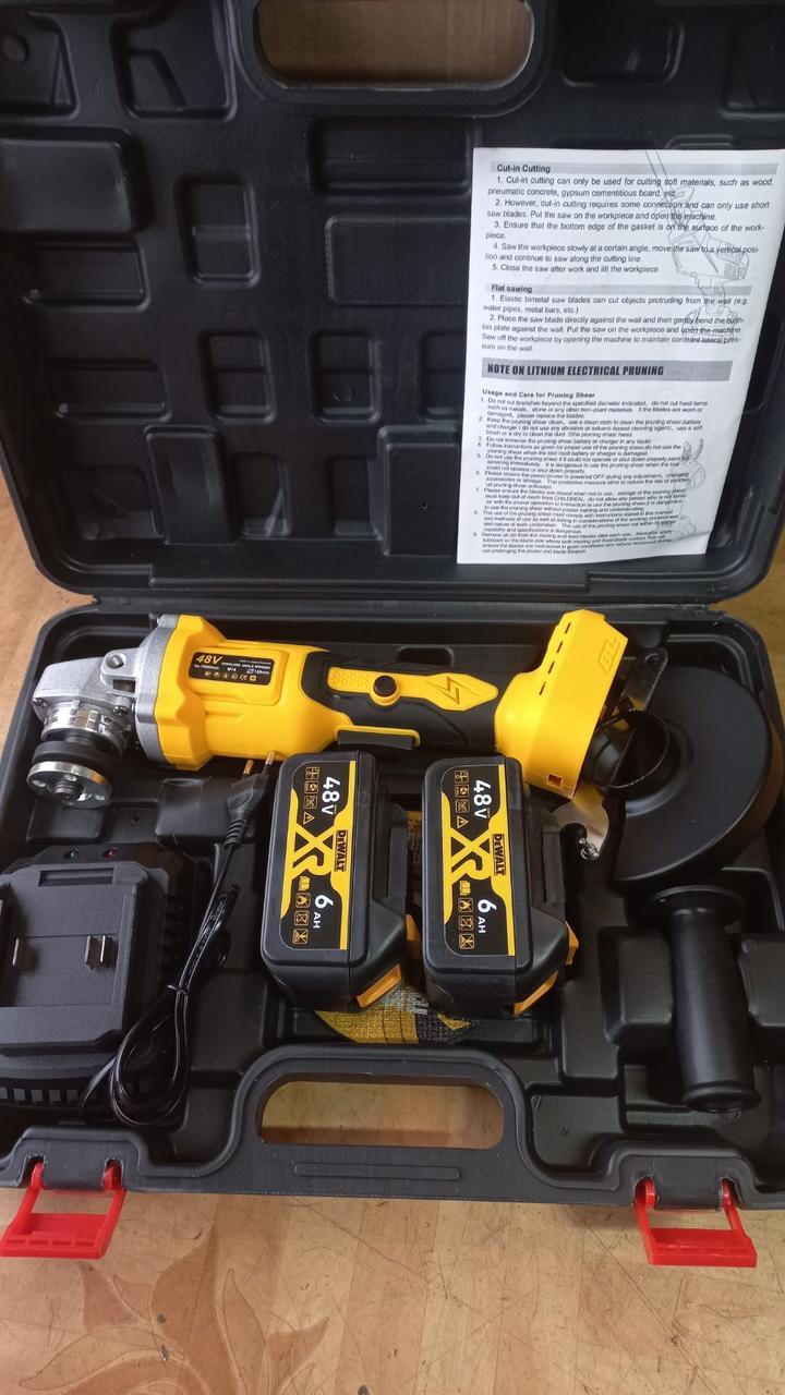 Купить Аккумуляторная болгарка DEWALT DCG407GA диаметр 125 мм 48V ...