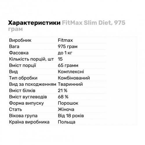 Купити Slim Diet (21,1% proteín) 975 g (Mango), ціна 576 ₴ - Prom.ua ...