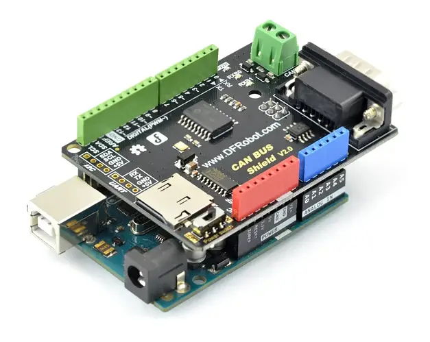 Купити CAN-Bus Shield v2.0 DFRobot - екран для Arduino, ціна 1546 ...