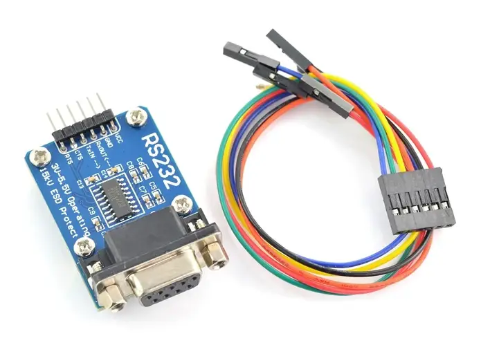 Купить RS232 - UART конвертер с разъемом DB9 - SP3232 3.3 В / 5 В - Waveshare 3965, цена 347 ...