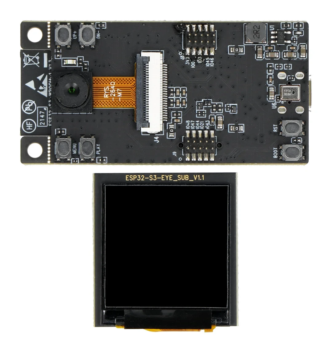 ESP32-S3-EYE - модуль WiFi + Bluetooth с 2-Мп камерой и 1,3-дюймовым ЖК ... ESP32-S3-EYE - модуль WiFi + Bluetooth с 2-Мп камерой и 1,3-дюймовым ЖК ...