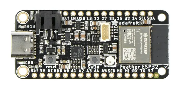Купити Adafruit ESP32 Feather V2 - 8 MB Flash + 2 MB PSRAM - STEMMA QT ...