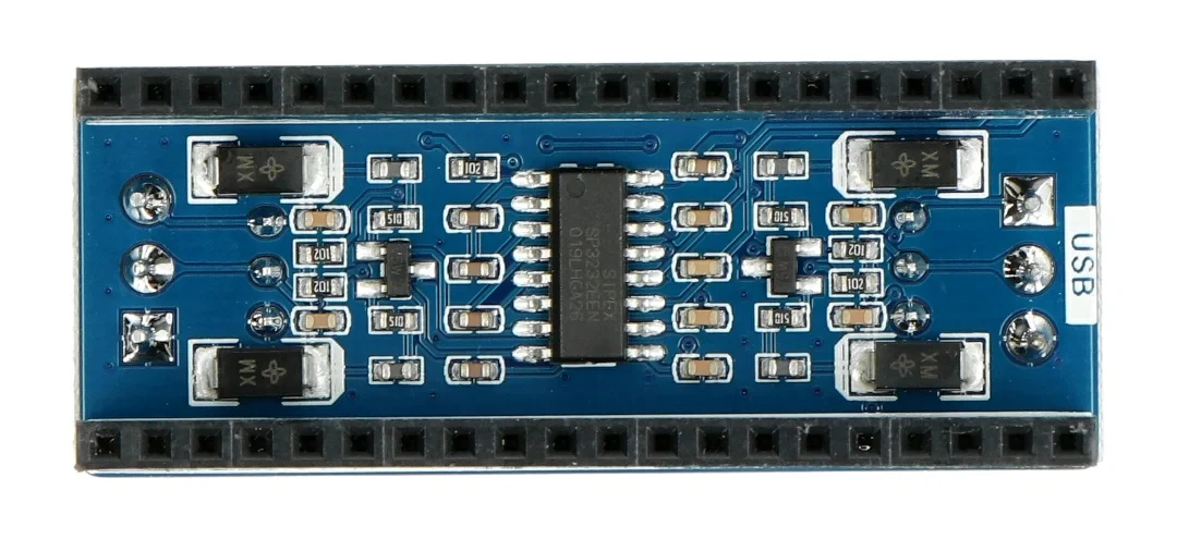 2-канальний RS232 модуль SP3232EEN Transceiver для Raspberry Pi Pico, UART - RS232 - Waveshare ...