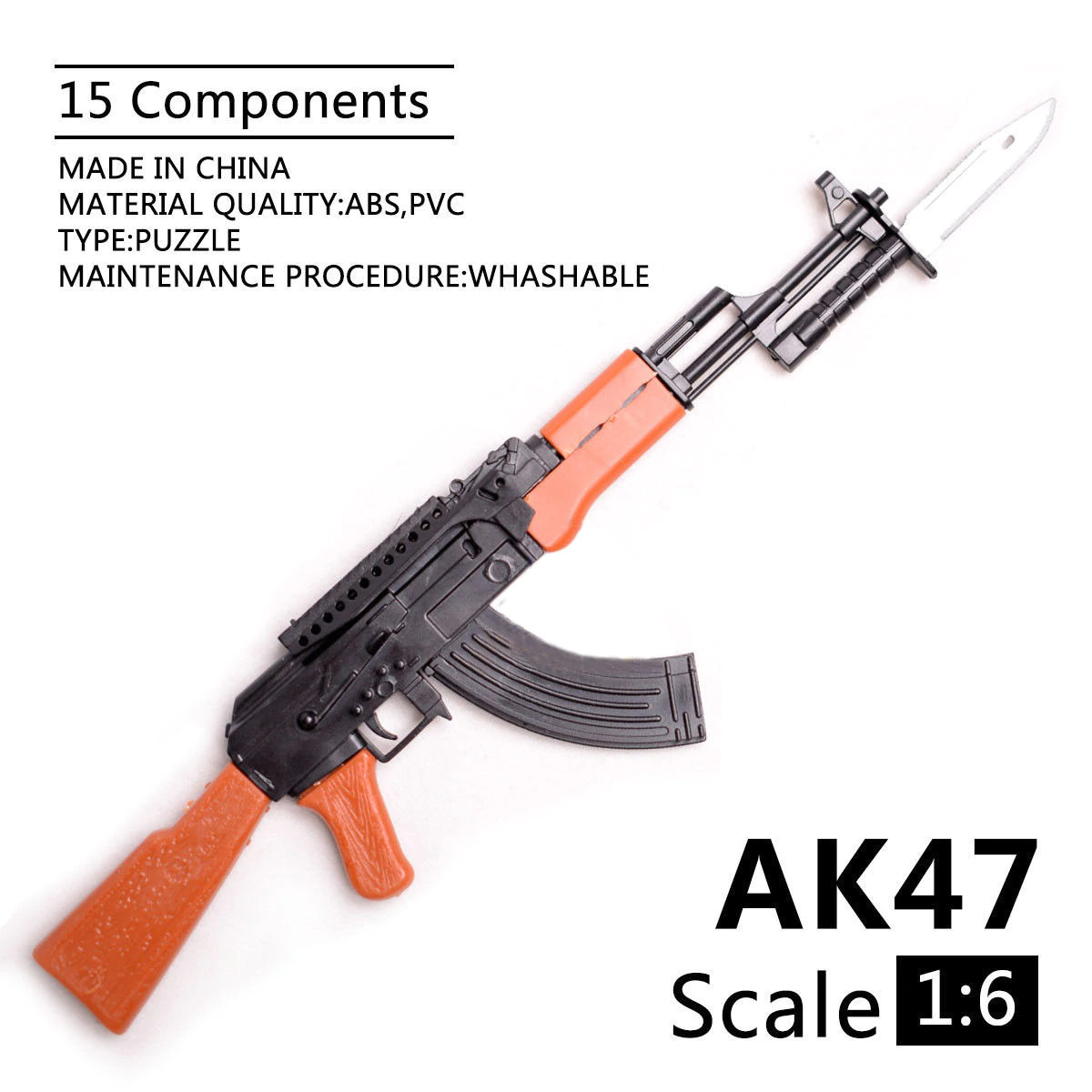 Купить Модель Автомат Калашникова АК-47 в масштабе 1:6 Сборная модель ...