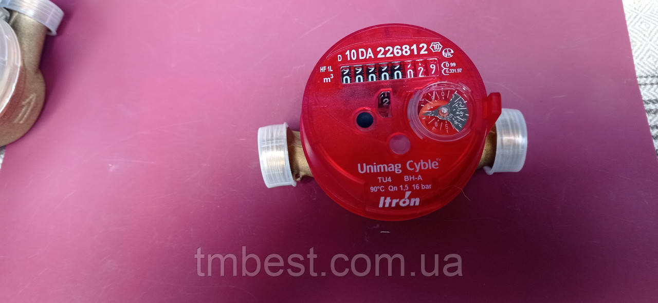 TU4 Unimag Itron счетчик горячей и холодной воды Ду 15 1/2" без КМЧ (ID ...