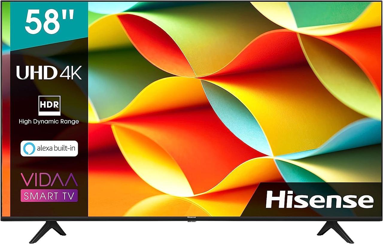 Телевизор 58 дюймов Hisense 58AE7000F (Smart TV DVB-T2 Edge LED 60 Гц ...