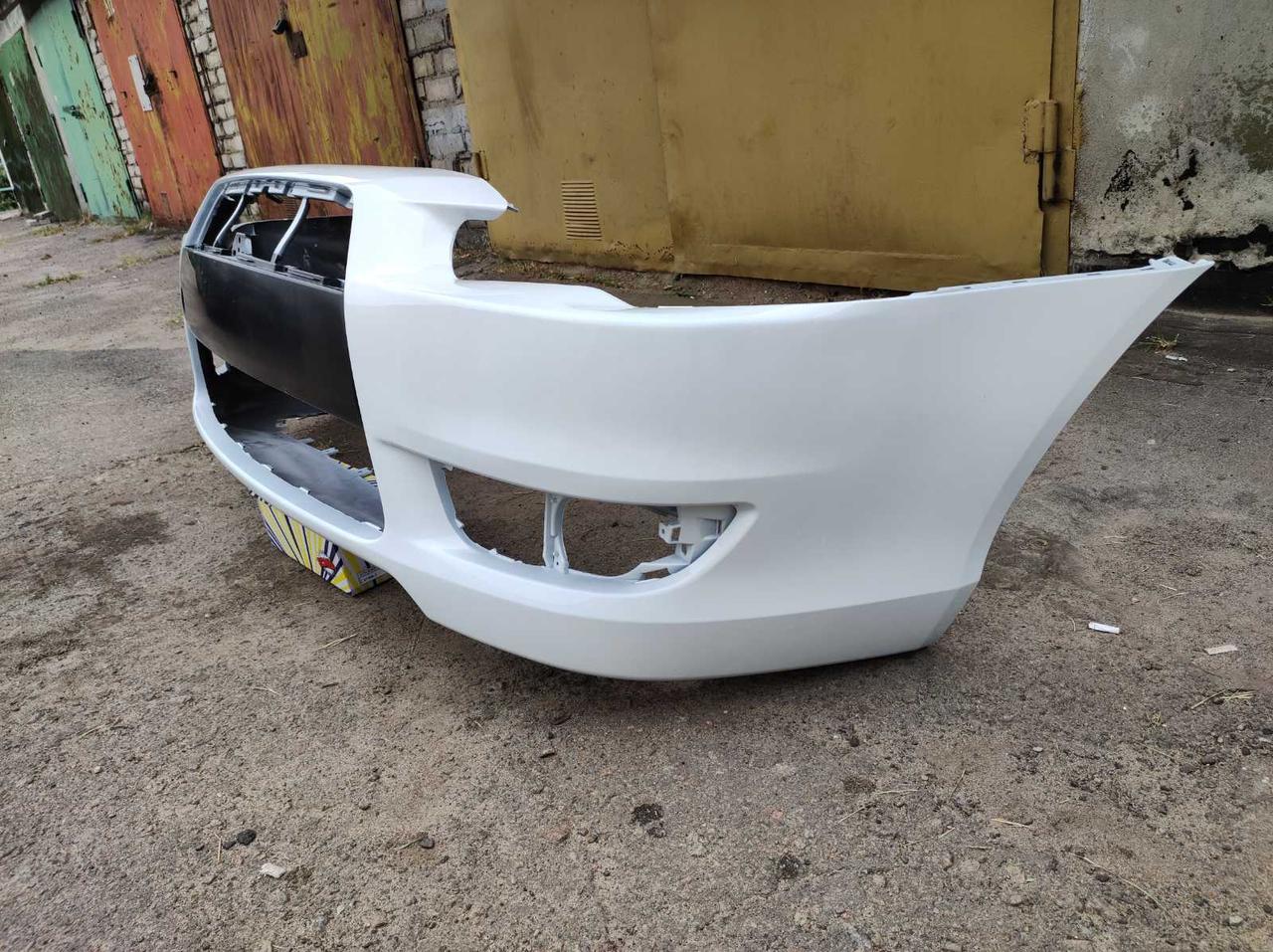 Бампер Lancer x 10 передний W37 белый новый, ланцер лансер х т (ID ...