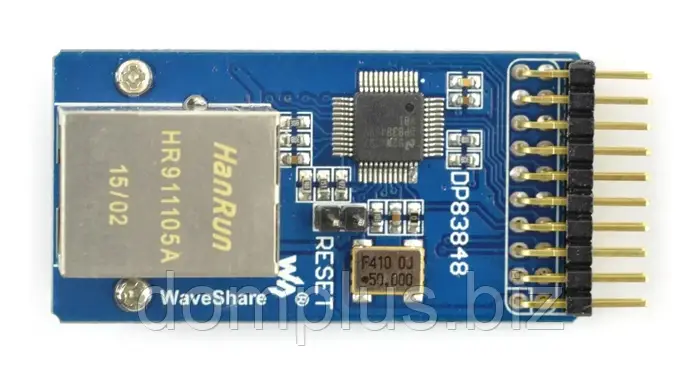 Купить DP83848 SNI RMII - сетевой модуль Ethernet Waveshare 4141, цена ...