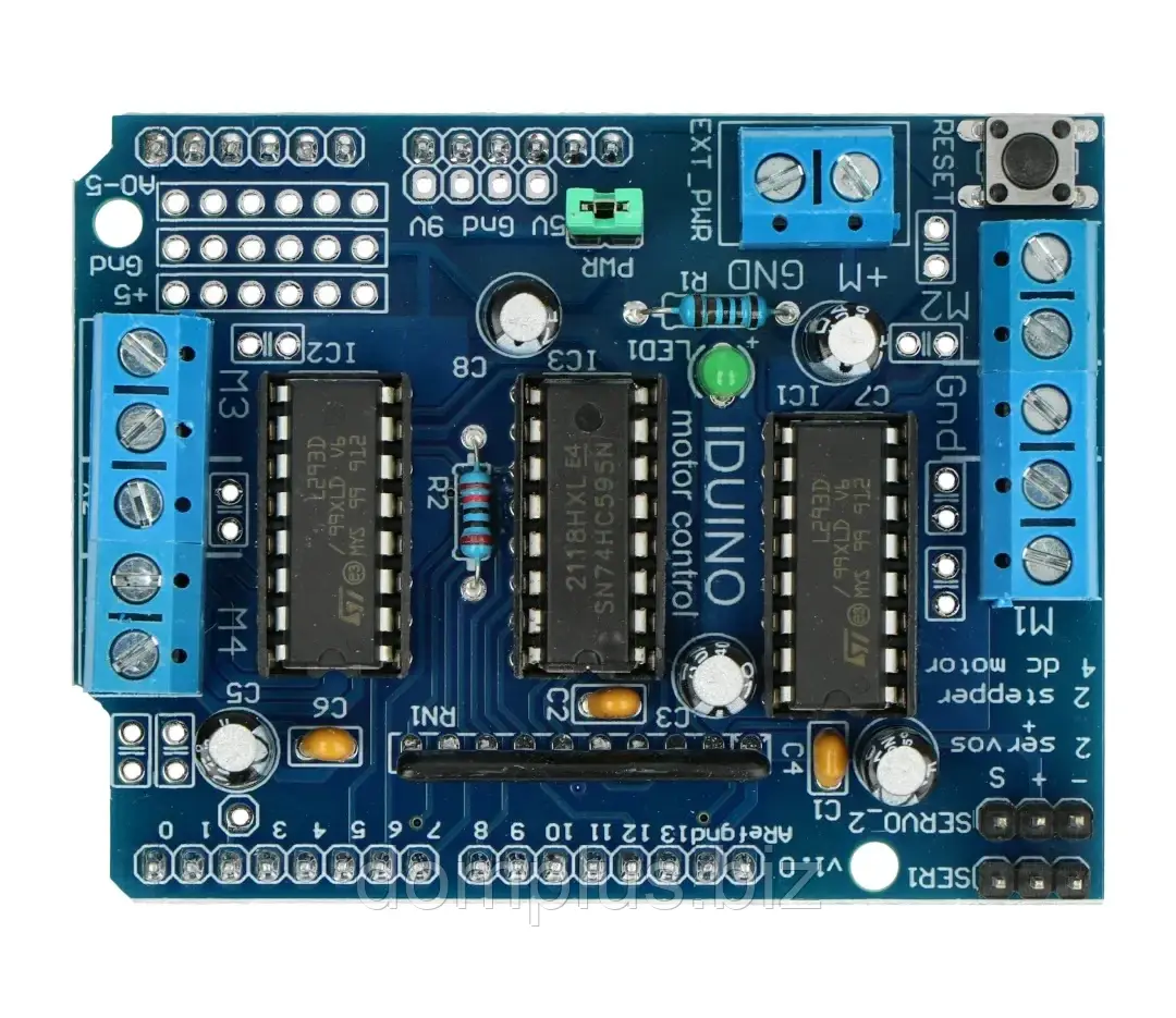 Купить L293D Motor Driver Board - 16V / 0.6A Motor Driver - Shield for ...