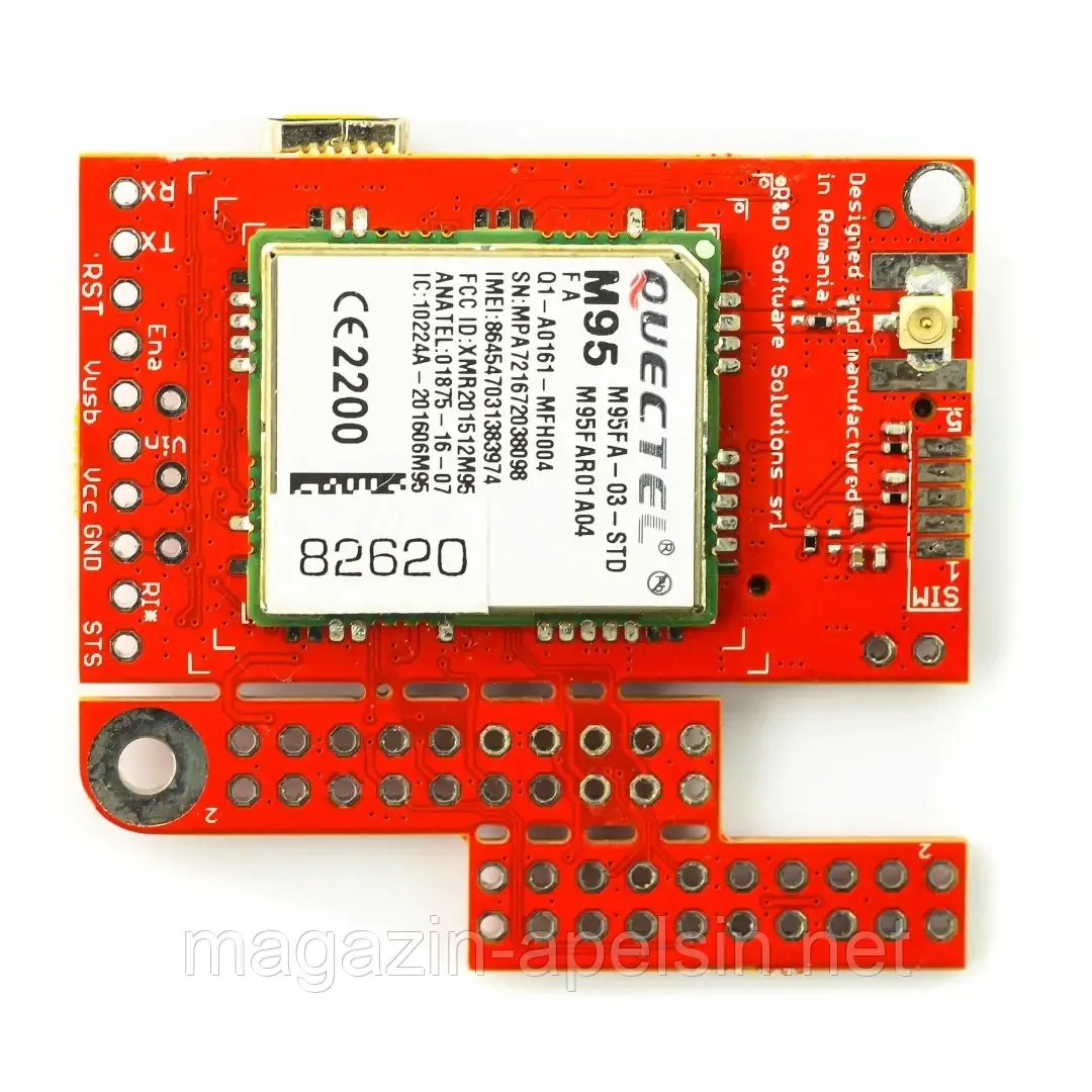 Купити 2G / GSM модуль - u-GSM shield v2.19 M95FA - для Arduino та ...