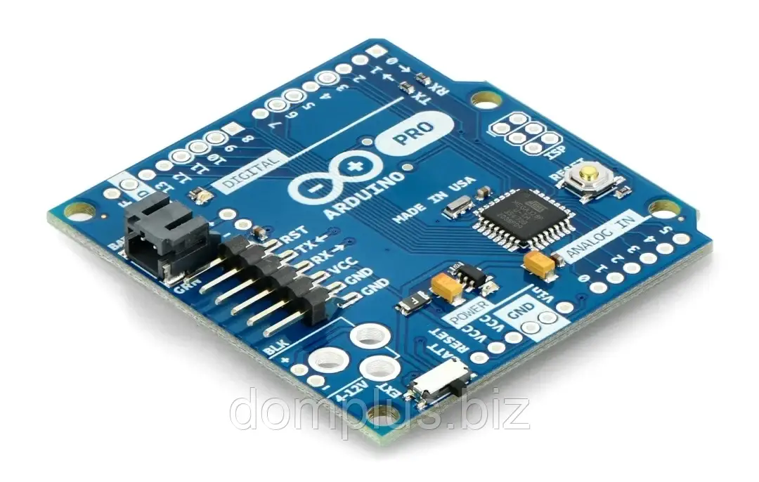 Плата Arduino Pro 328 - 5 В / 16 МГц - SparkFun DEV-10915, микроконтроллер ATmega328, 14 ...