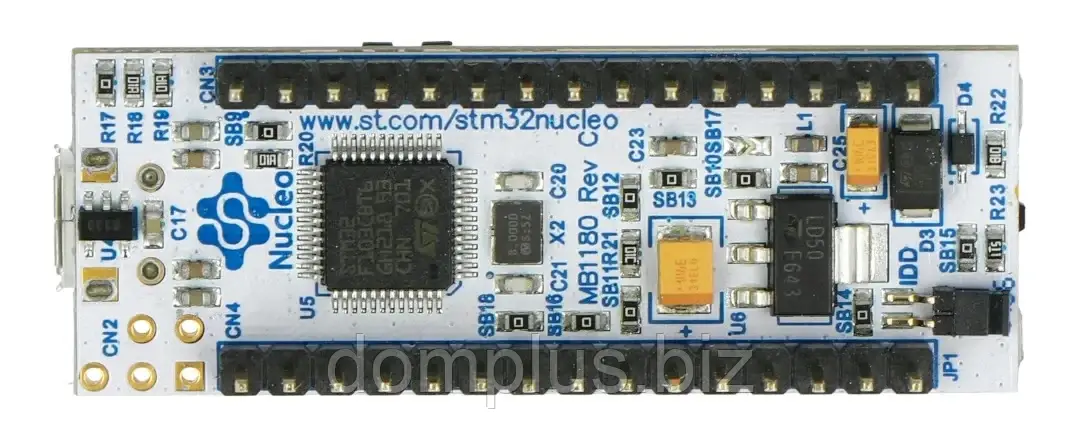 Купить STM32 NUCLEO-32 L031K6 - с MCU STM32L031K6 - совместим с Arduino ...