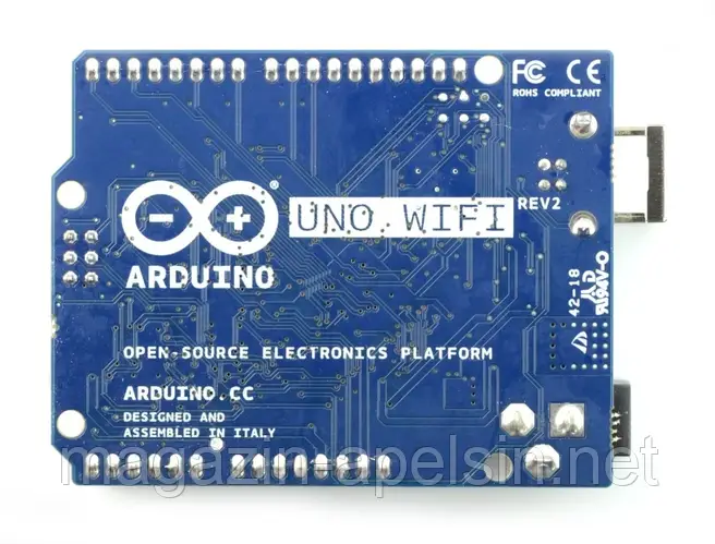 Купити Arduino Uno WiFi Rev2 - ABX00021, ціна 3275 ₴ - Prom.ua (ID# 1868428699)