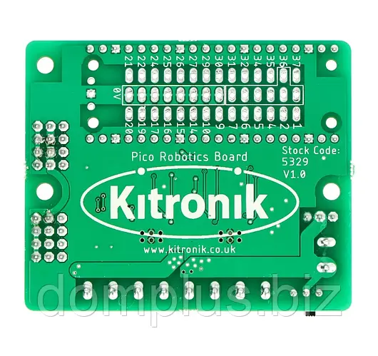 Купить Kitronik Robotics Board - Драйвер для 4 двигателей и 8 сервоприводов - 3-10.8 В - для ...