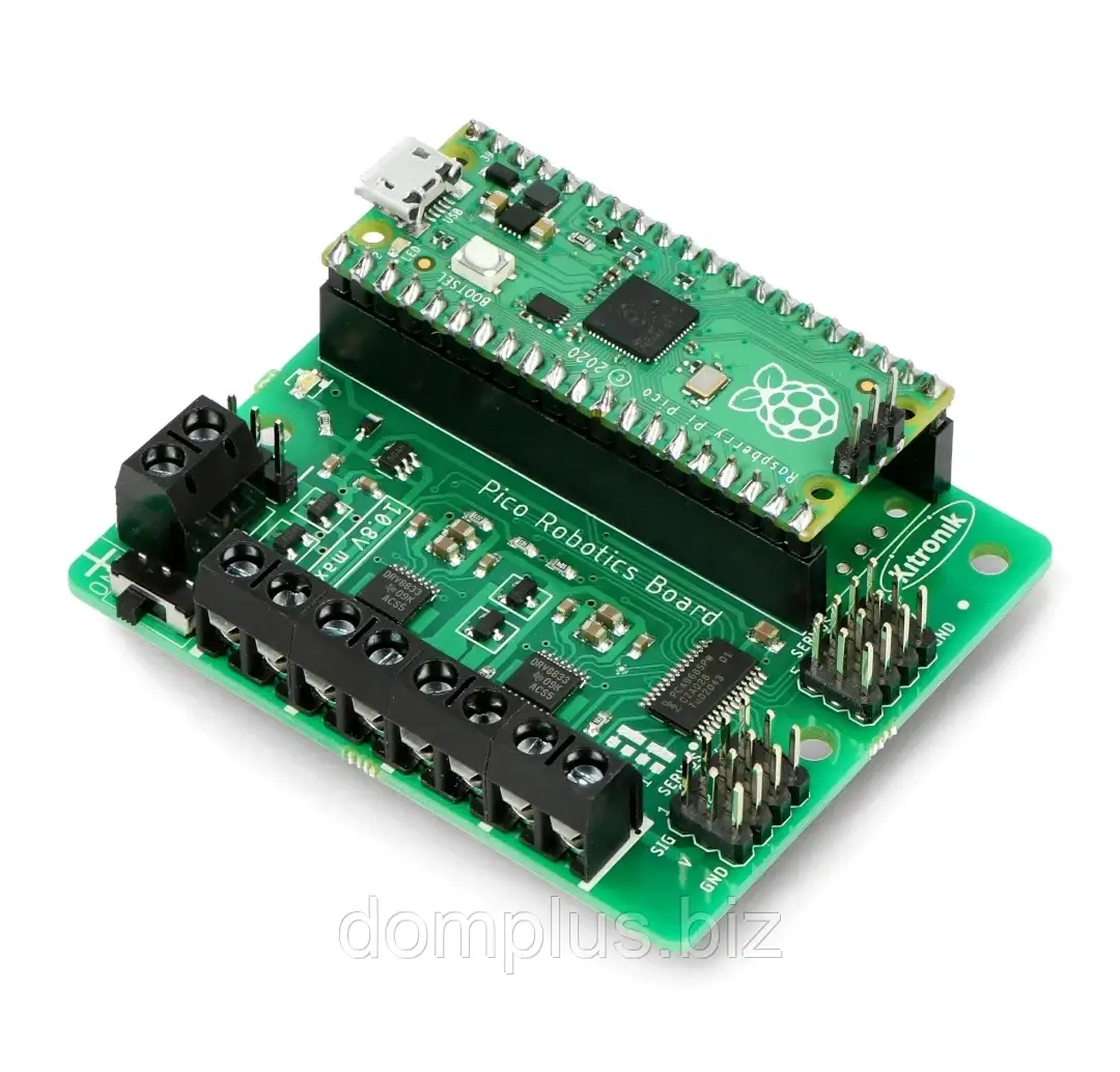 Kitronik Robotics Board - Драйвер для 4 двигунів і 8 сервоприводів - 3 ...