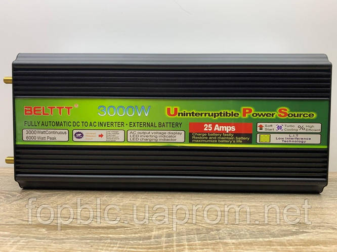 Инвертор BelTTT с функцией заряда аккумулятора 25A 3000W (6000W max ...