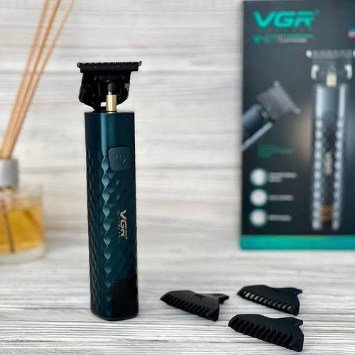 Профессиональный триммер для бритья, стайлинга бороды и стрижки VGR V-077 (мультитриммер ...