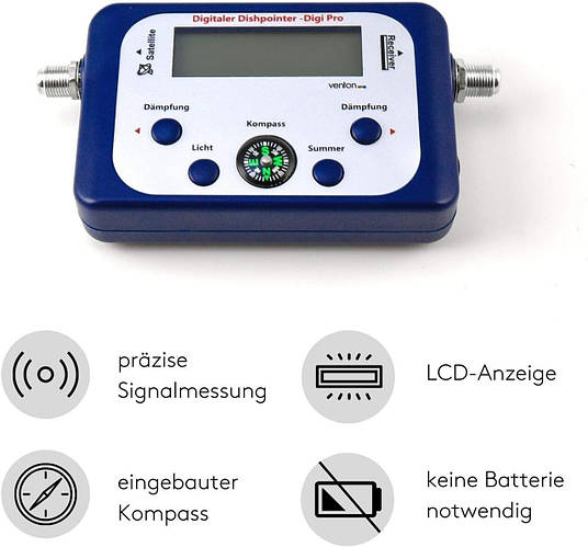 Купити Venton Dishpointer Digi Pro Satfinder, ціна 350 ₴ - Prom.ua (ID ...