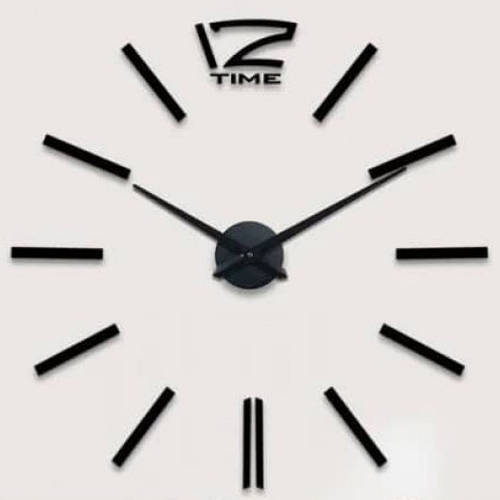Купить Настенные часы Diy Clock Zh003 черного цвета большие Настенные