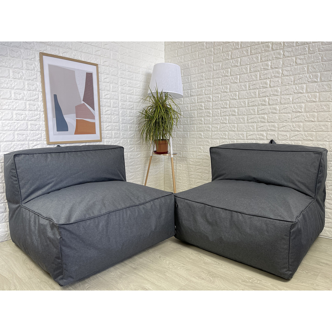 Купити Безкаркасний модульний диван Блек Прямий Tia Sport ціна 2098 ₴ Prom Ua Id 1869109392